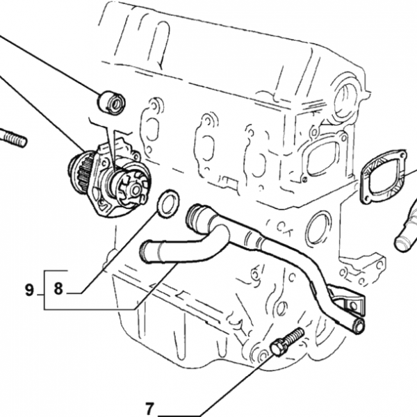 Oil Cooler complete Jeep Renegade 1600 CRD 55273044 - Bronzsons