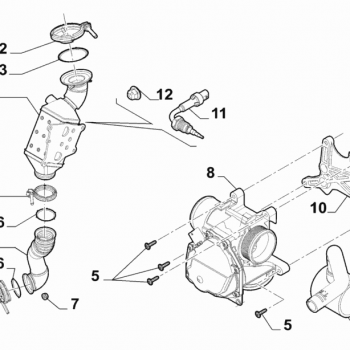 EGR Cooler Doblo 263 1600 120HP - 55268286 - Bronzsons